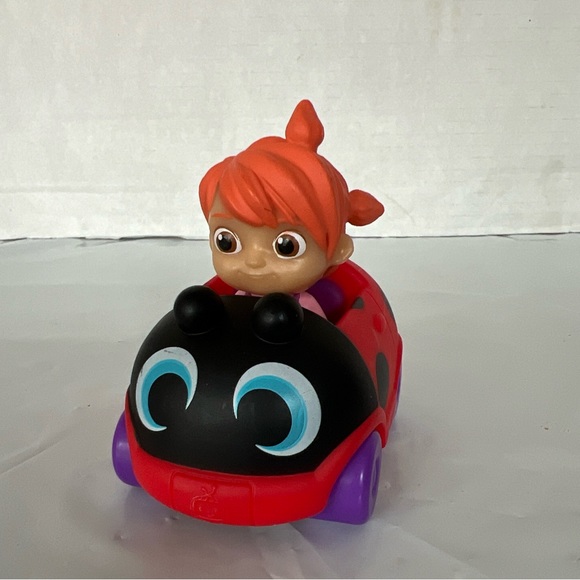 Toys | Cocomelon Mini Vehiclesyoyo Ladybug Car Purple Wheels | Poshmark